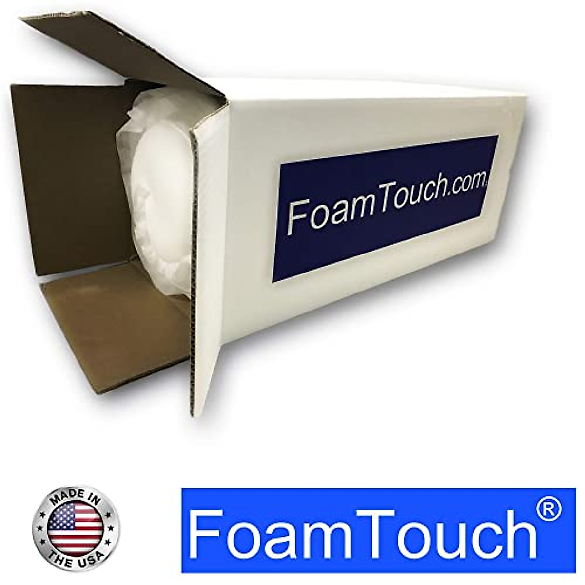 FoamTouch Upholstery Foam 2" x 24" x 72" High Density Cushion