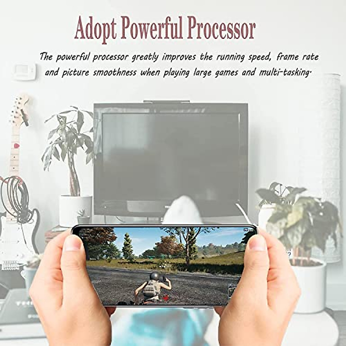 IP12 PRO+ Face Unlock Smart Phone, 1+8GB 6.26in for Waterdrop Screen Smartphones, Dual Card Dual Standby, Built-in 1950mah Li-ion Battery, for Android 8.1 (Gold)……