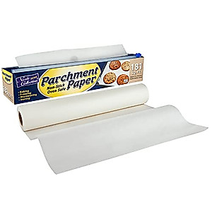 Nicole Home Collection Parchment Paper Roll 181 Square Feet, Non-Stick, Oven Safe