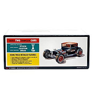 Unknown 1925 Ford T Chopped 1:25 Scale Model Kit, Neutral (AMT1167)