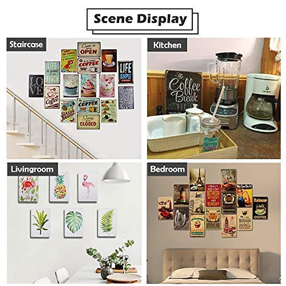 Fishing Retro Look Iron 20X30 cm Decoration Plaque Sign for Home Kitchen Bathroom Farm Garden Garage Inspirational Quotes Wall Decor