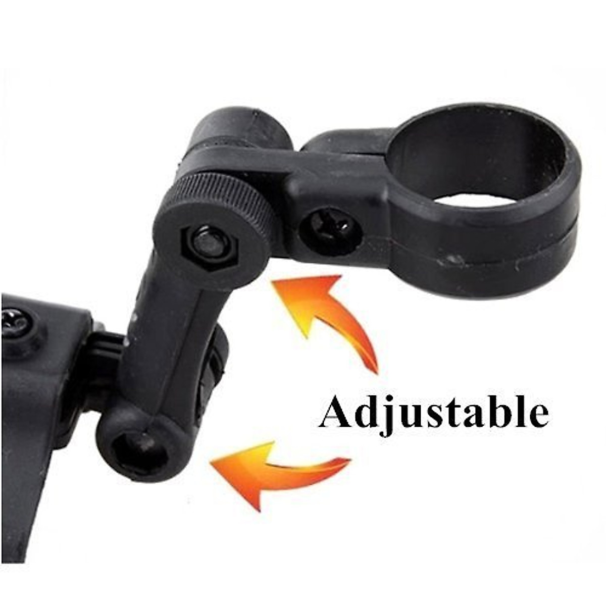 WIROJ BlueSunshine Adjustable Road Mountain Bike Bicycle Cycling Tire Front/Rear Mud Guards Mudguard Fenders Set (Red + Black)