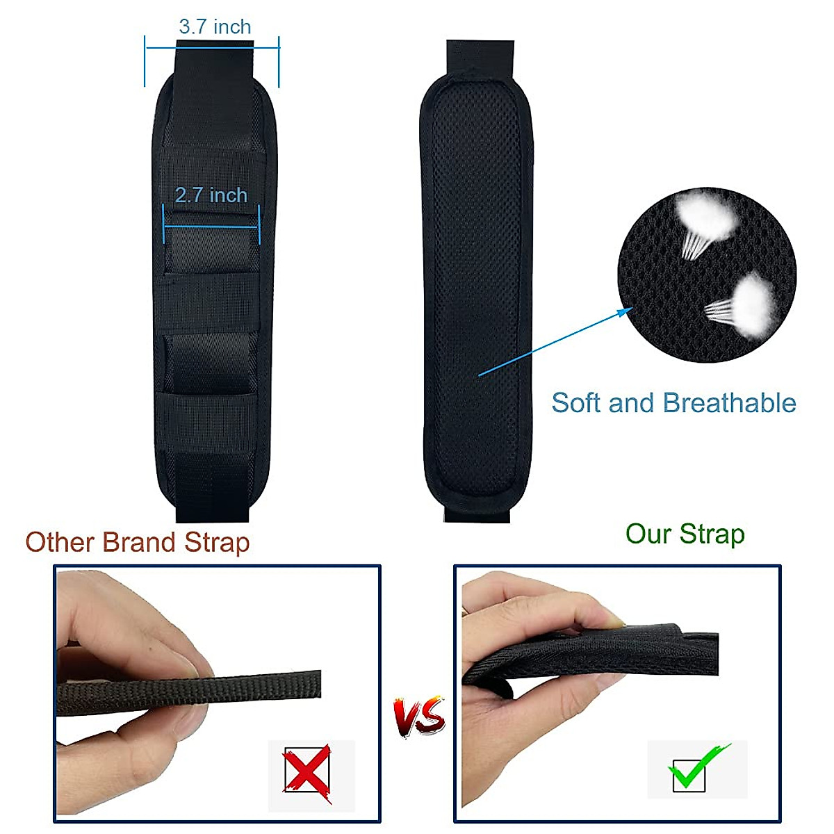 Oiloda Car Seat Carrying Shoulder Strap Car Seat Travel Belt Car seat Strap Adjustable Shoulder Infant Carrier Transfer Belt for Parent