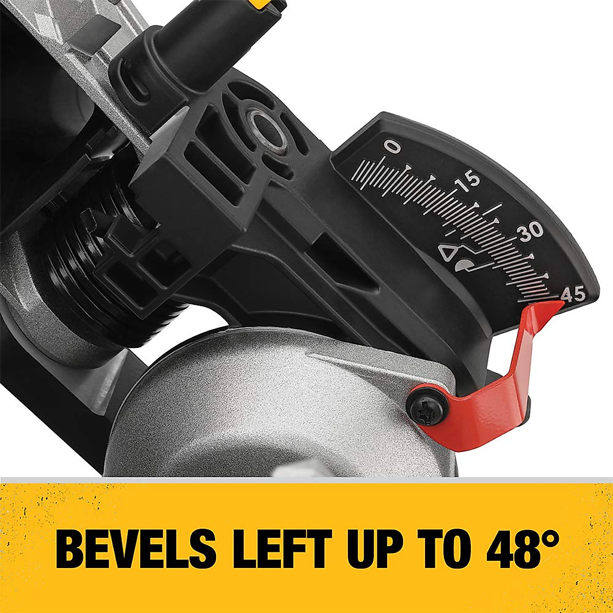 DEWALT 12-Inch Miter Saw, 15-Amp, Single Bevel, Compound (DWS715),Black