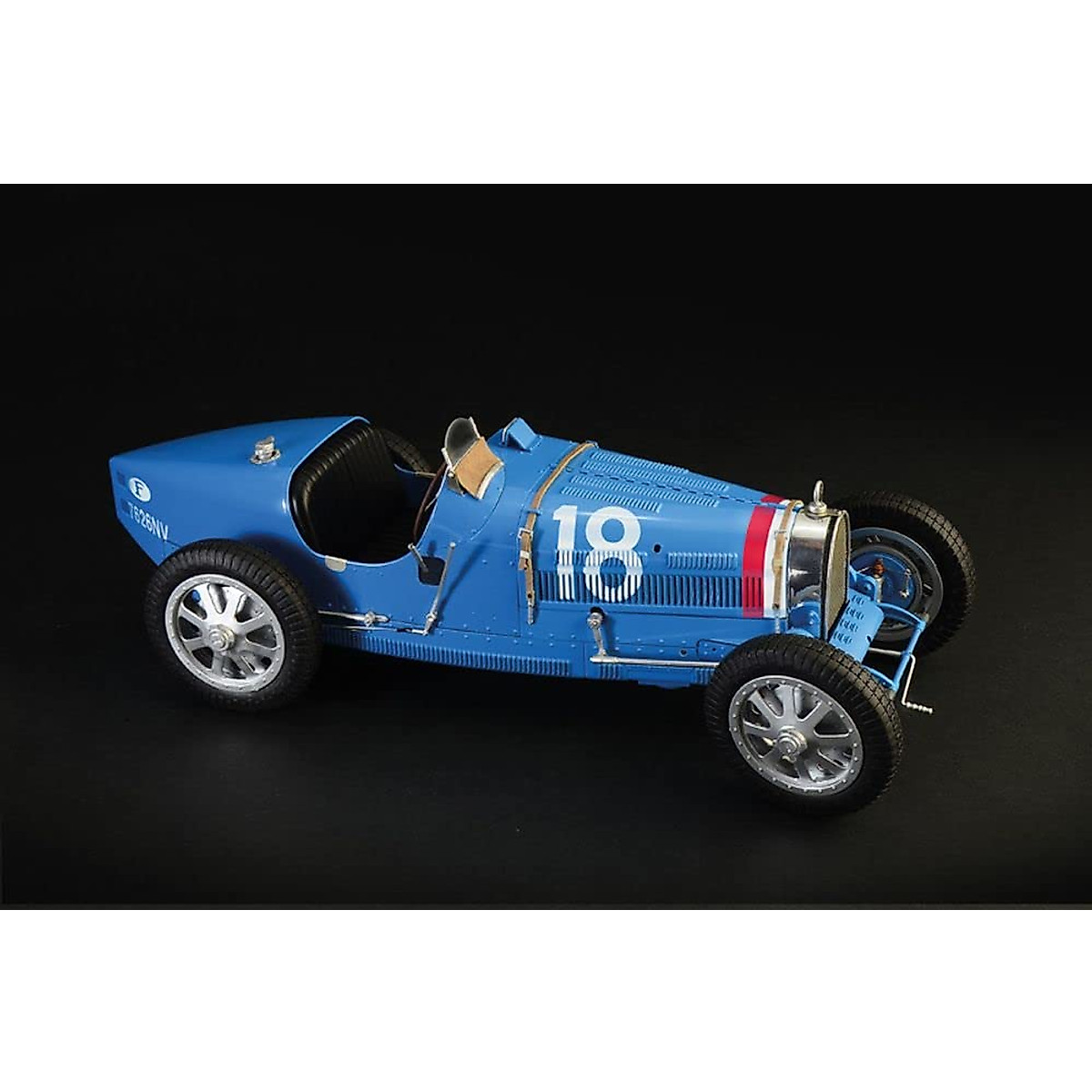 Italeri IT4710 4710 Bugatti Type 35B, 1/12 Scale, Plastic Kit, Modeling