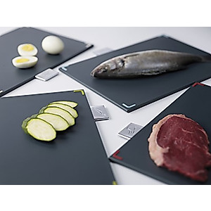 Joseph Joseph 100 Collection Index Chopping Boards - Stainless Steel