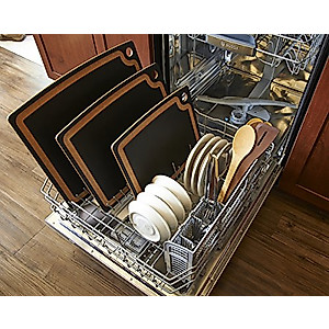 Epicurean Gourmet Series Cutting Board with Juice Groove, 17.5-Inch by 13-Inch, Slate/Natural