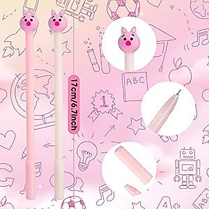 GOOTRADES 8 Pack Cute Pig Writing Gel Ink Pen for Office School Student,0.38 mm Tip