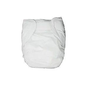 Haian ABDLAdult Incontinence AIO PVC Diapers (M-L, White)