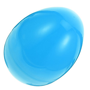 Zerodeko Plastic Easter Egg, Jumbo Eggs Empty Fillable Egg Shaped Storage Box Decorative Container Holder Treat Packaging Supplies for Candy, Cookie, Party Favors (12 x 8.5in, Blue)
