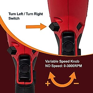 Toolman Electric Power Drill Driver 3/8" Variable Speed For Heavy Duty Corded DB5207