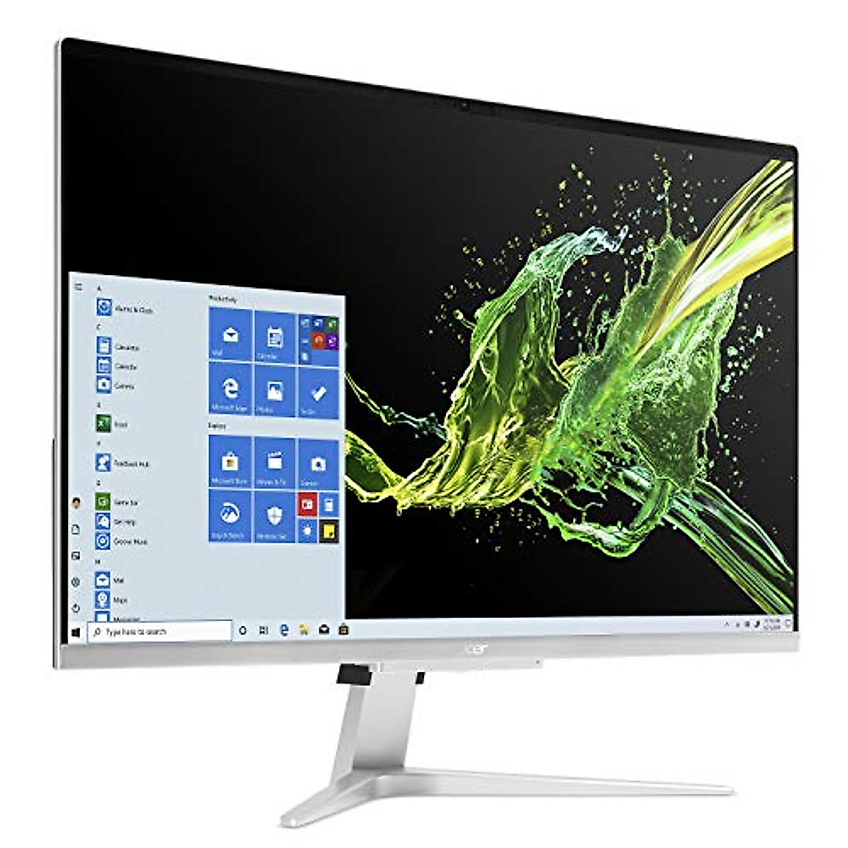 Acer Aspire C27-962-UA91 AIO Desktop, 27" Full HD Display, 10th Gen Intel Core i5-1035G1, NVIDIA GeForce MX130, 12GB DDR4, 512GB SSD, 802.11ac Wi-Fi, Wireless Keyboard and Mouse, Windows 10 Home