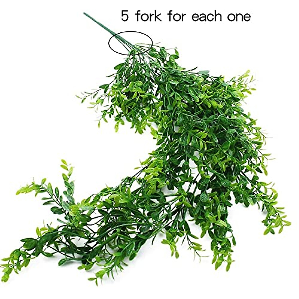 HERCOCCI 2 Pack Reptile Plants, Terrarium Hanging Plants Vines Artificial Leaves Habitat Decorations with Suction Cup for Bearded Dragon Hermit Crab Lizard Snake Geckos Chameleon