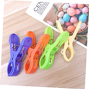 Zerodeko 48 Pcs Mini for Kids Clamp Tarp Clips Rope Clamp Bike Helmet Decorations Beach Tent Clothes Peg Clip Dress Guard Bike Cord Grip Tent Snaps Clothespin Camping