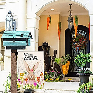 Easter Garden Flag 12×18 Inch Double Sided Holiday Seasonal Spring Farmhouse Home Yard Outdoor Decorations