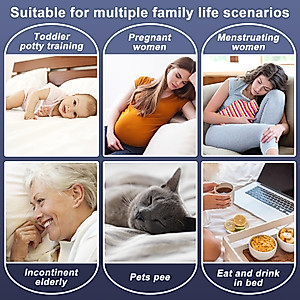 Bedecor Queen Mattress Protector Pad Waterproof Fitted Sheet 18 Inch Deep Pocket Air Mattress Cover Bedwetting Pee Stain Proof Kids Potty Training Incontinence