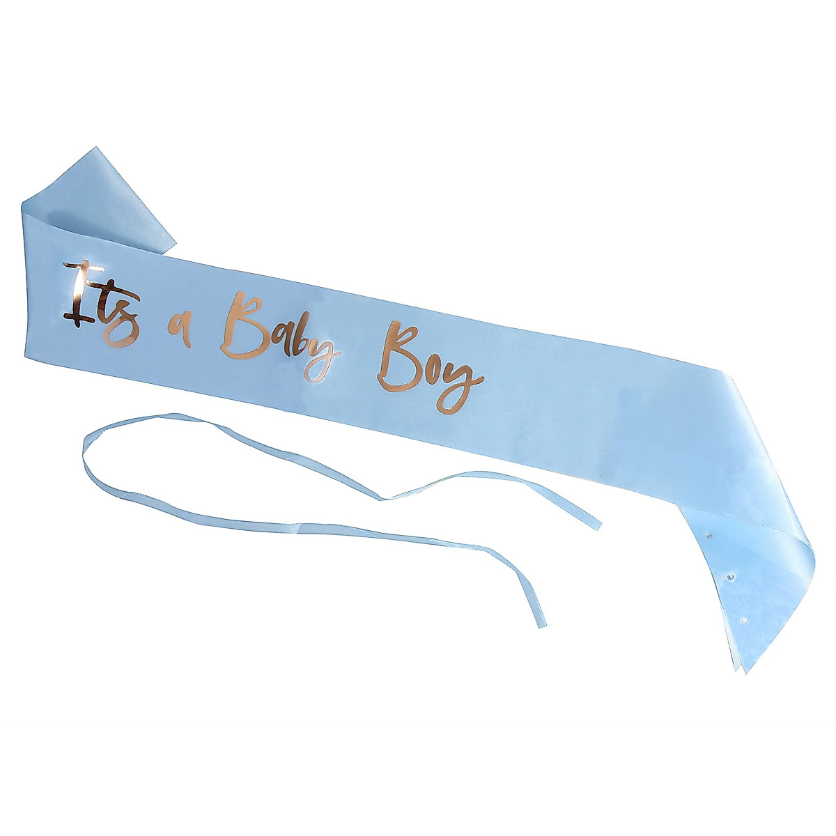 LINGAIXINYUE Baby Shower Decorations-'Its a Baby Boy' Blue Sash Baby Shower Party Decorations Gift for Newborn Baby