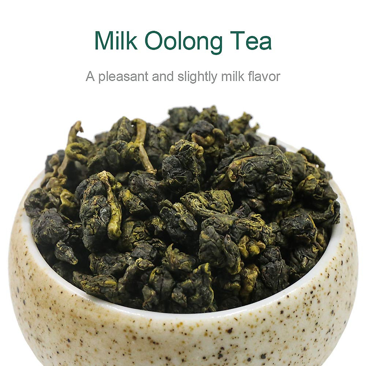 FullChea - Milk Oolong Tea - Oolong Tea Loose Leaf - Taiwan High Mountain Tea Jin Xuan Milk Oolong - Naturally Milky and Silky Aroma - Health Tea - 4oz / 113g