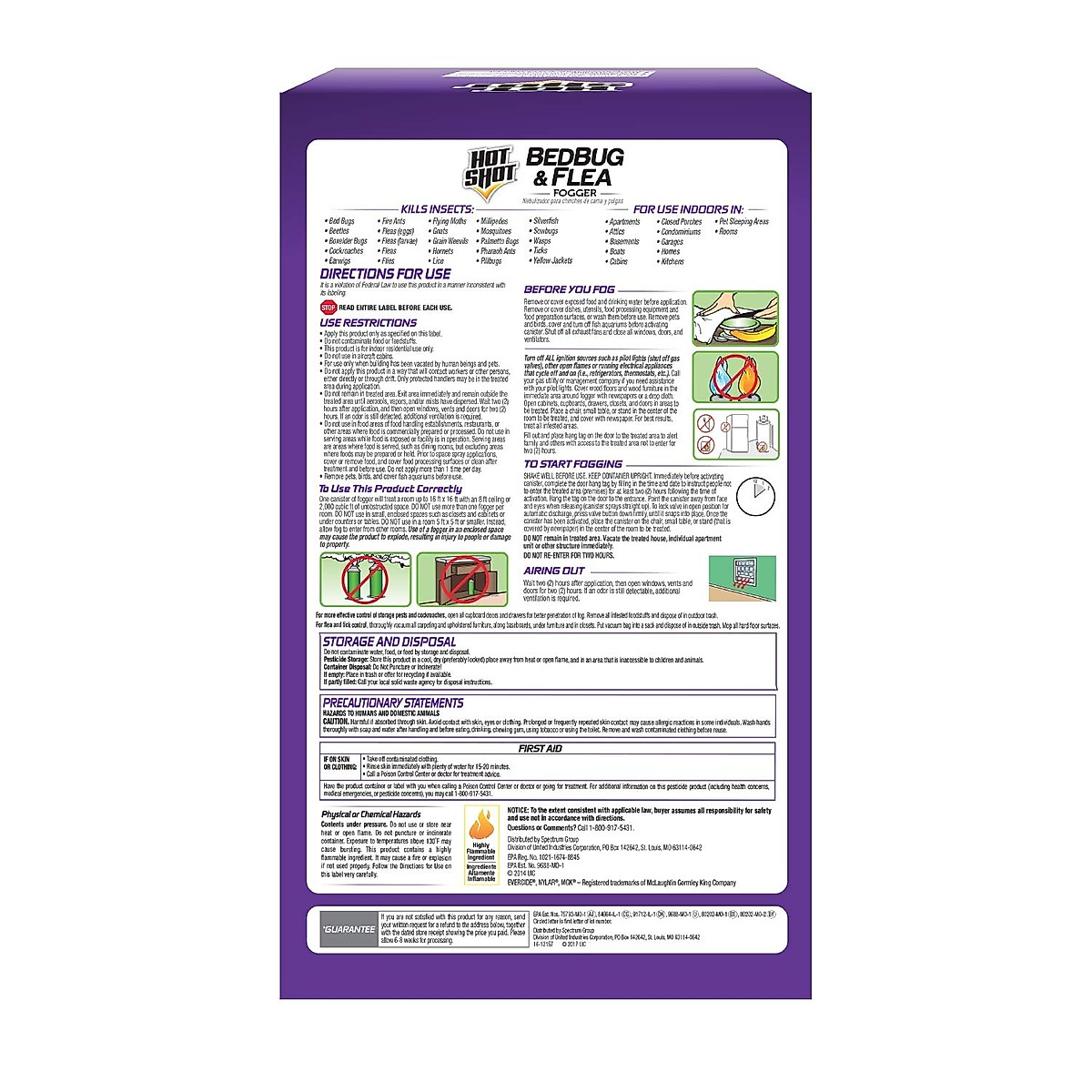 Hot Shot Bed Bug Small Value Pack Insect Killer