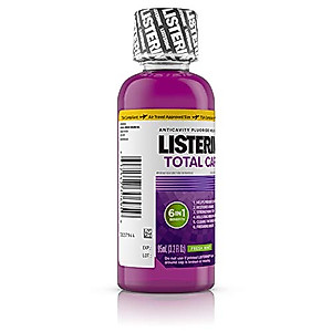 Listerine Total Care Anticavity Mouthwash, Fresh Mint, 3.2 Ounce