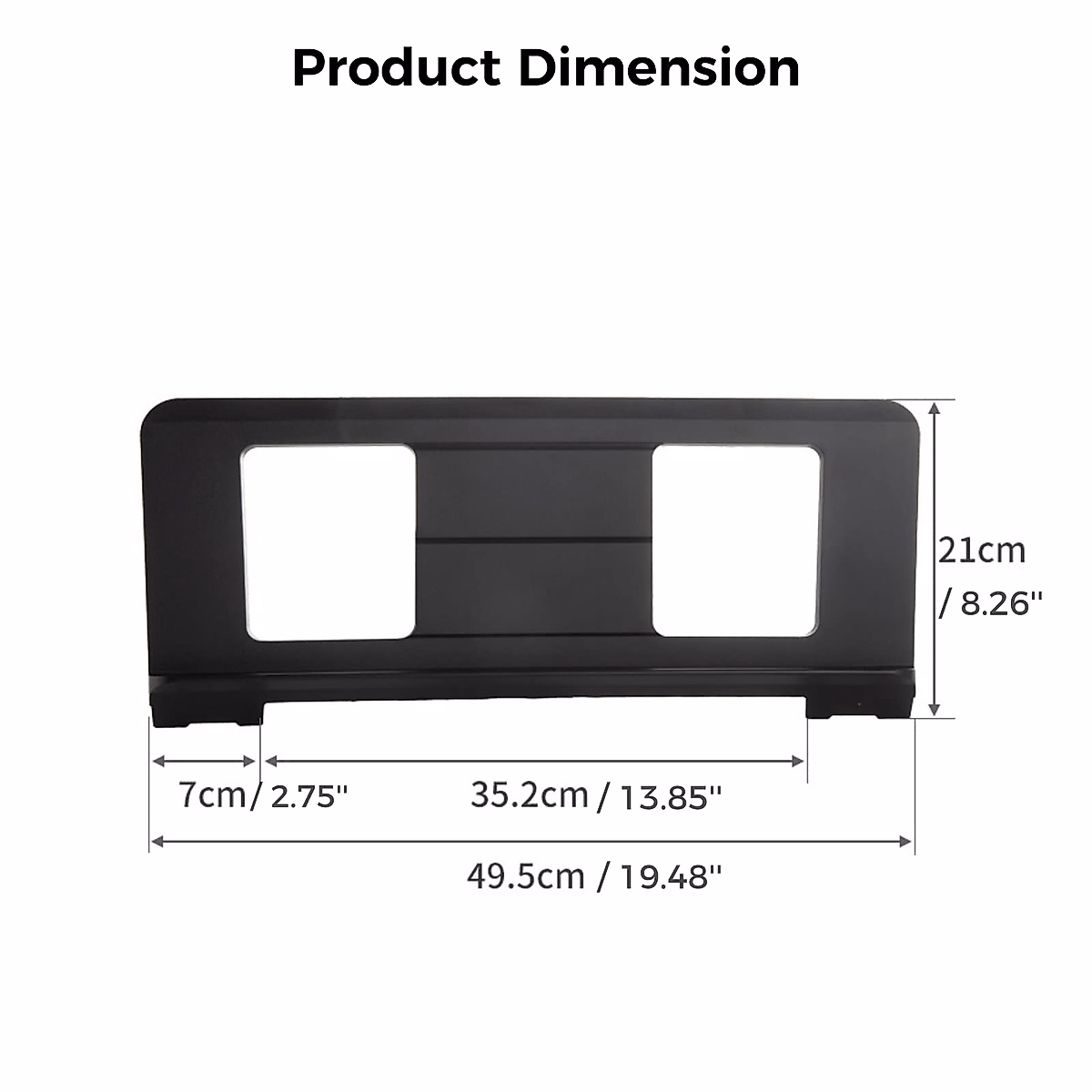 Anjetan Electronic Keyboard Music Stand: Stable Plastic Professional Wide Thickened Music Book Holder Music Sheet Stand