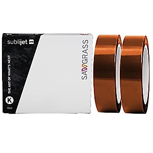 Sawgrass SG1000 Extended SubliJet UHD Sublimation Ink - Black (70ml) and 2 Rolls of ProSub Heat Resistant Tape