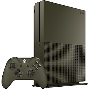 Xbox One S 1TB Console, Military Green (Renewed)