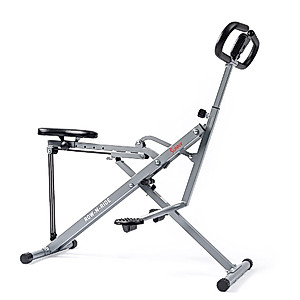 Sunny Health & Fitness Squat Assist Row N Ride® Glutes Training Machine