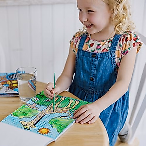 Melissa & Doug My First Paint With Water Activity Books Set - Animals, Vehicles, and Pirates - FSC Certified