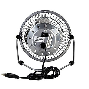 CCC COMFORT ZONE 4" High Velocity Desk top Fan, 4" Adjustable Cradle, Assorted