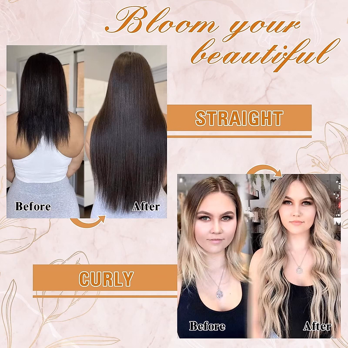 Clip In Hair Extensions Real Human Hair For Women 20inch 7pcs Black Hair Extensions 70g 100% Remy Virgin Human Hair Clip In Extensions Double Weft Clips Straight Soft Hair No Tangles