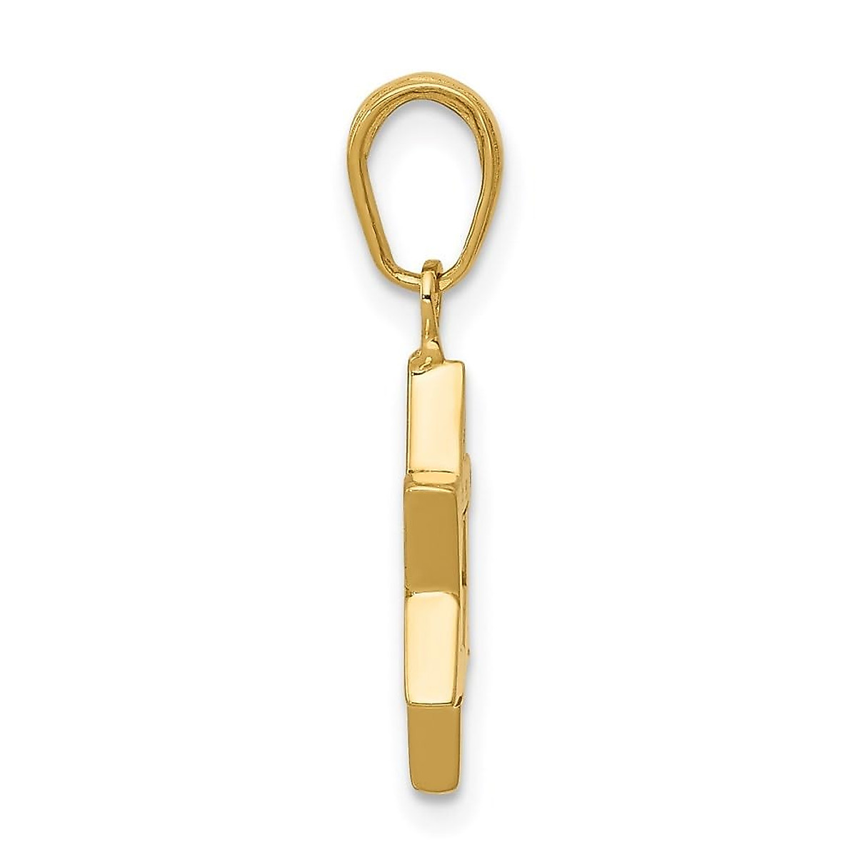 Auriga Fine Jewelry 14k Yellow Gold Polished Star of David Pendant Gift for Women