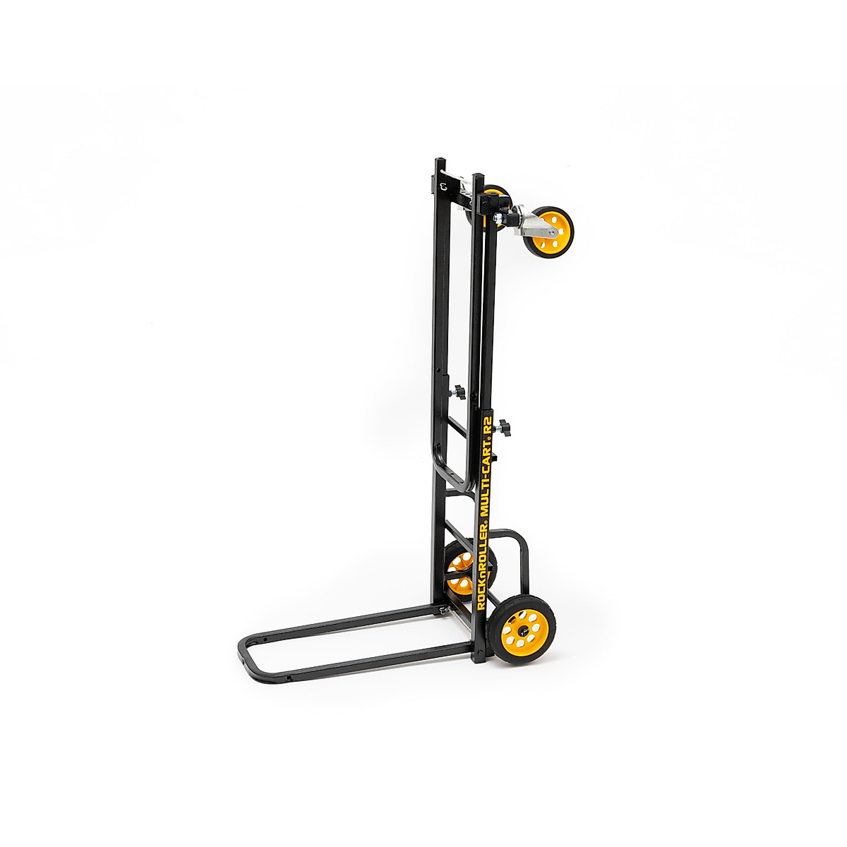 Rock-N-Roller R2RT (Micro) 8-in-1 Folding Multi-Cart/Hand Truck/Dolly/Platform Cart/26" to 39" Telescoping Frame/350 lbs. Load Capacity, Black