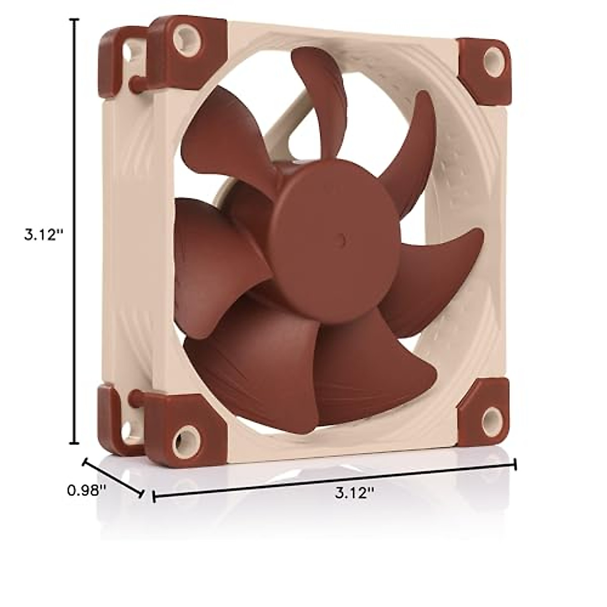 Noctua NF-A8 FLX, Premium Quiet Fan, 3-Pin (80mm, Brown)
