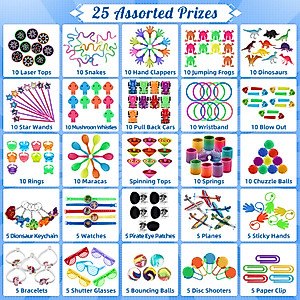 nicknack 200pcs Classroom Prizes for Kids Birthday Party Favors Pinata Filler Toy Assortment Prizes for Goodie Bag Fillers