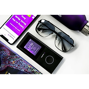 TravelWifi Sapphire 5G Mobile Hotspot, Portable WiFi Hotspot for Travel, CloudSIM Technology, Large Touch Screen, Network Congestion Monitoring, Preloaded 5GB Free Global Data, Optional Sim Card Slot