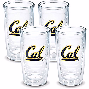 Tervis Made in USA Double Walled University of California UC Berkeley Golden Bears Insulated Tumbler Cup Keeps Drinks Cold & Hot, 16oz Mug, Emblem