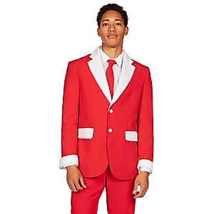 Tipsy Elves Santa Blazer with Tie: 46