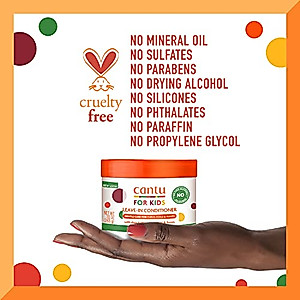 Cantu Care for Kids Leave-In Conditioner with Shea Butter, 10 oz (Pack of 3)
