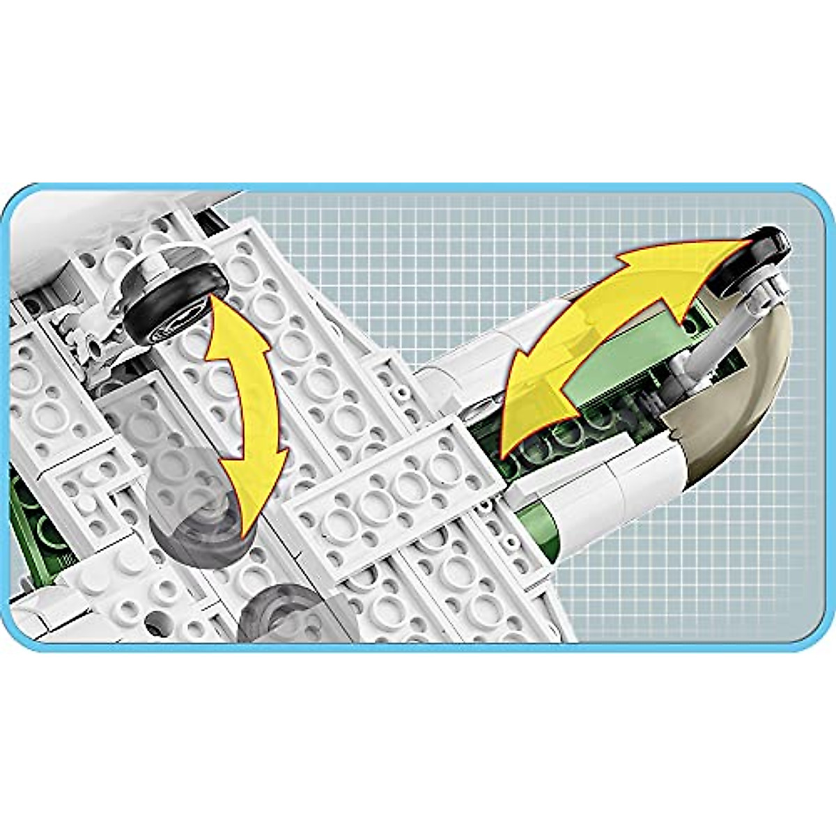 Cobi toys 390 Pcs Hc WWII /5721/ Messerschmitt Me 262A 1A