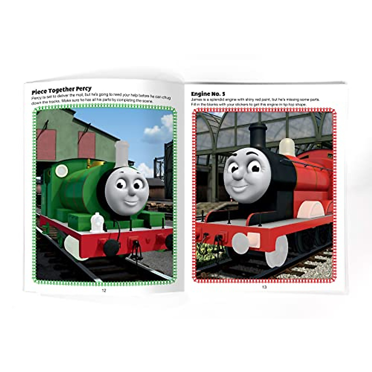 Thomas & Friends Sticker Book Treasury - Activity Books for kids, 350 reusable stickers, 96 pages of fun