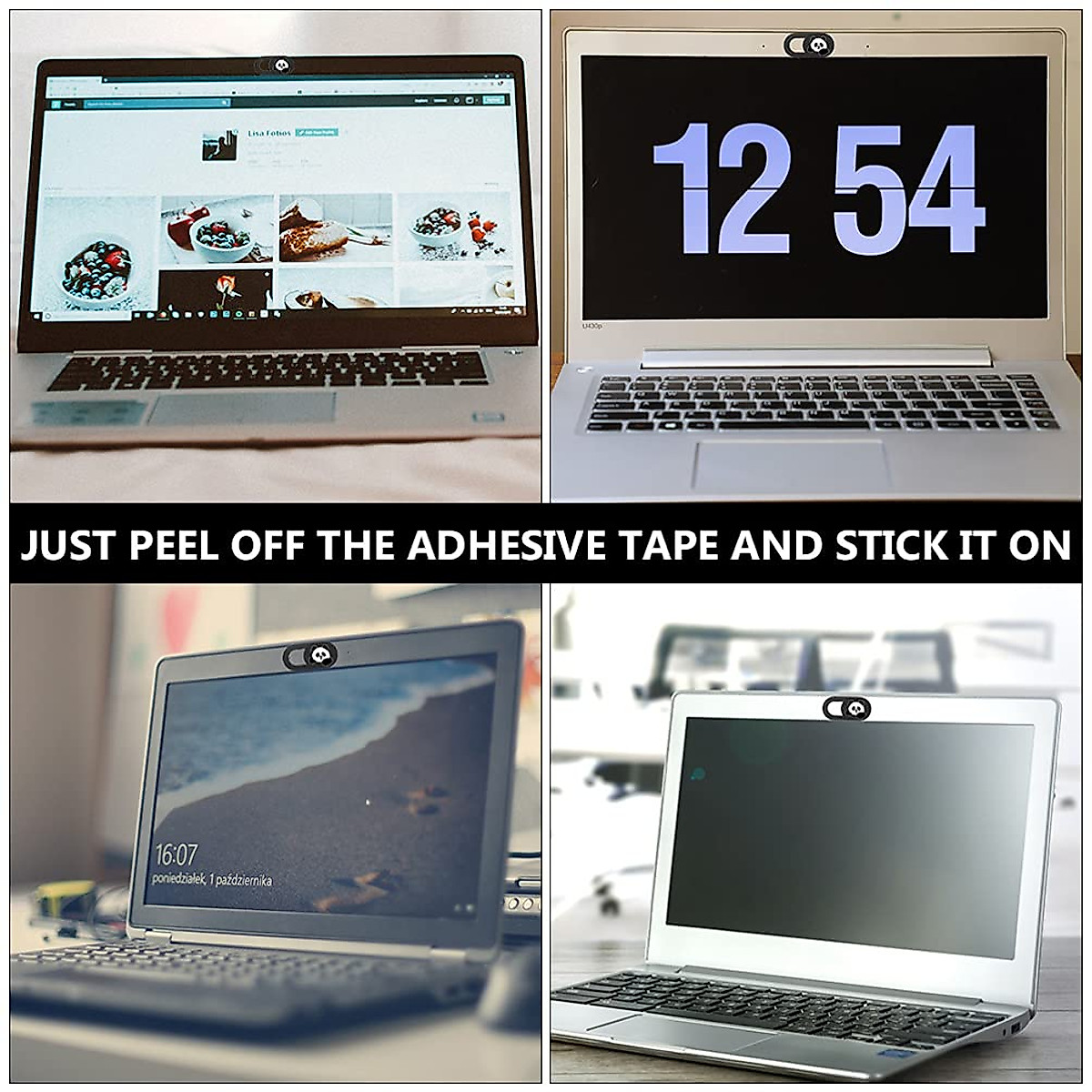 3pcs Camera Cover Computer Webcam Cover Webcam Cover Slider Cartoon Webcam Cover Computer Lens Cover Webcam Lid Webcam Slider Privacy Cover Privacy Lens Cover Webcam Lens Cover