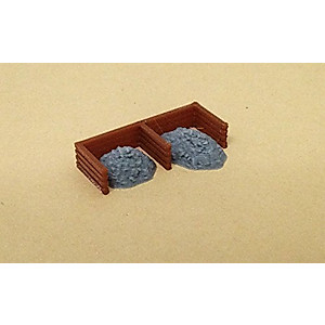 Outland Models Train Railway Ore Mining Accessories: Cart Truck Shanty. N Scale