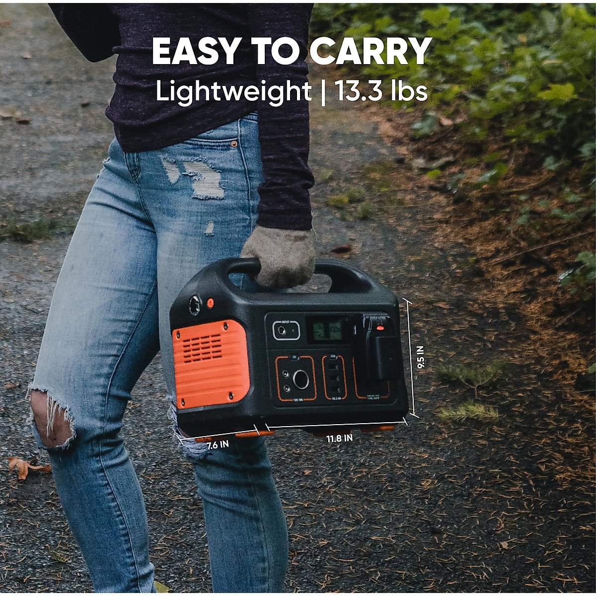 Jackery Solar Generator Explorer 500, 518Wh Portable Power Station Mobile Lithium Battery Pack with 1xSolarSaga 100 for RV Road Trip Camping, Outdoor Adventure