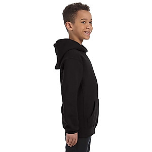 Russell Athletic boys Russell Athletic Athletic Big Boys' Fleece Crew, Hoodie-black, M Hoodie, Hoodie - Black, Medium US