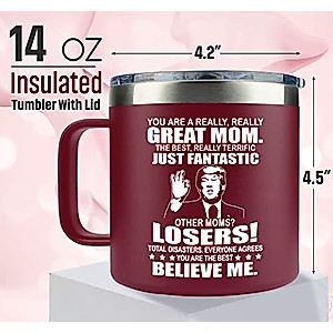 Christmas Gifts for Mom, Women, Wife - Mom Christmas Gifts - Gifts for Mom from Daughter, Son, Kids - Mom Gifts - Birthday Gifts for Mom, Mother - Mom Birthday Gifts - Mother Daughter Gift 14 Oz Mug