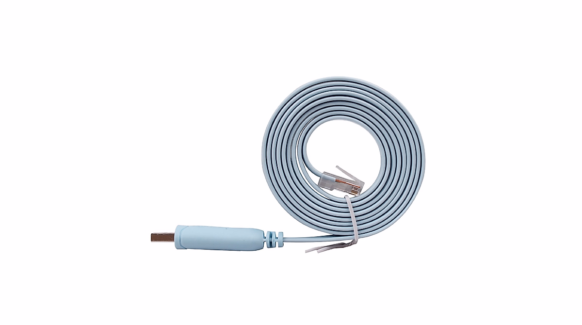 RW RoutersWholesale DB9 to RJ45 Console Cable 72-3383-01 Compatible ...