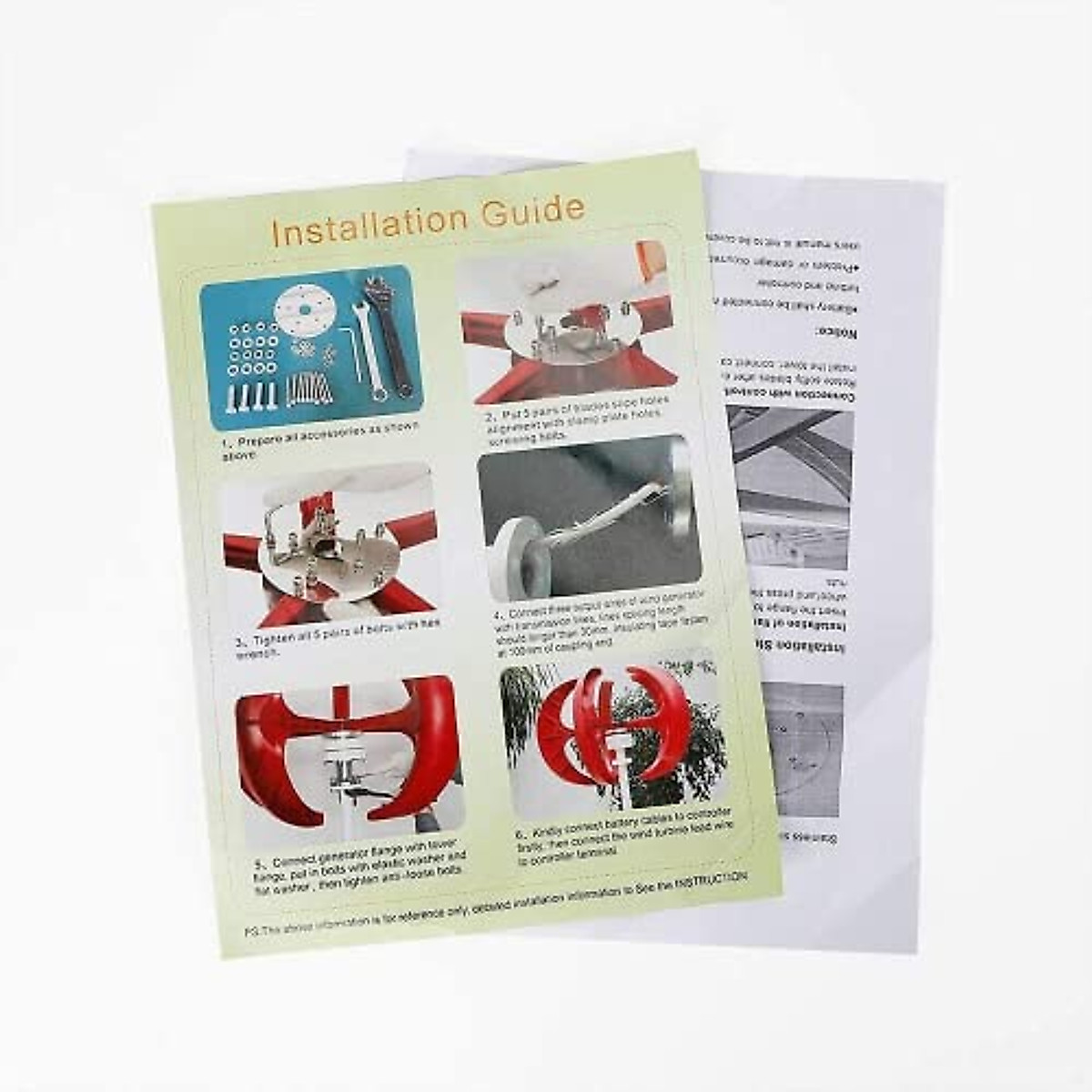 Wind Turbine Generator, 8000W Vertical Axis Wind Turbine Kit with Controller Wind Generator Windmill for Home, Garden, Boat, RV, Street Lighting, Camping, Boat (24V)