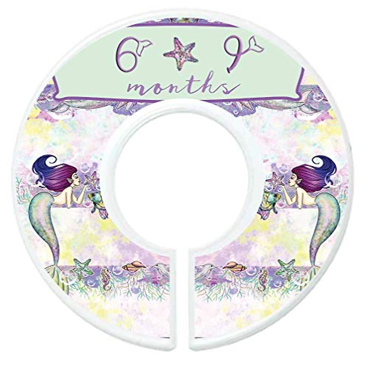 Mumsy Goose Nursery Closet Dividers Closet Organizers Baby Girl Clothes Dividers Mermaid