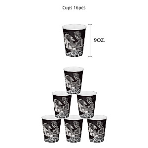 Till Death Do Us Part Wedding Decorations Set Serves 16, Till Death Do Us Party Wedding Bachelorette Decorations, Halloween Bachelorette Wedding Bridal Shower Engagement Party Decorations